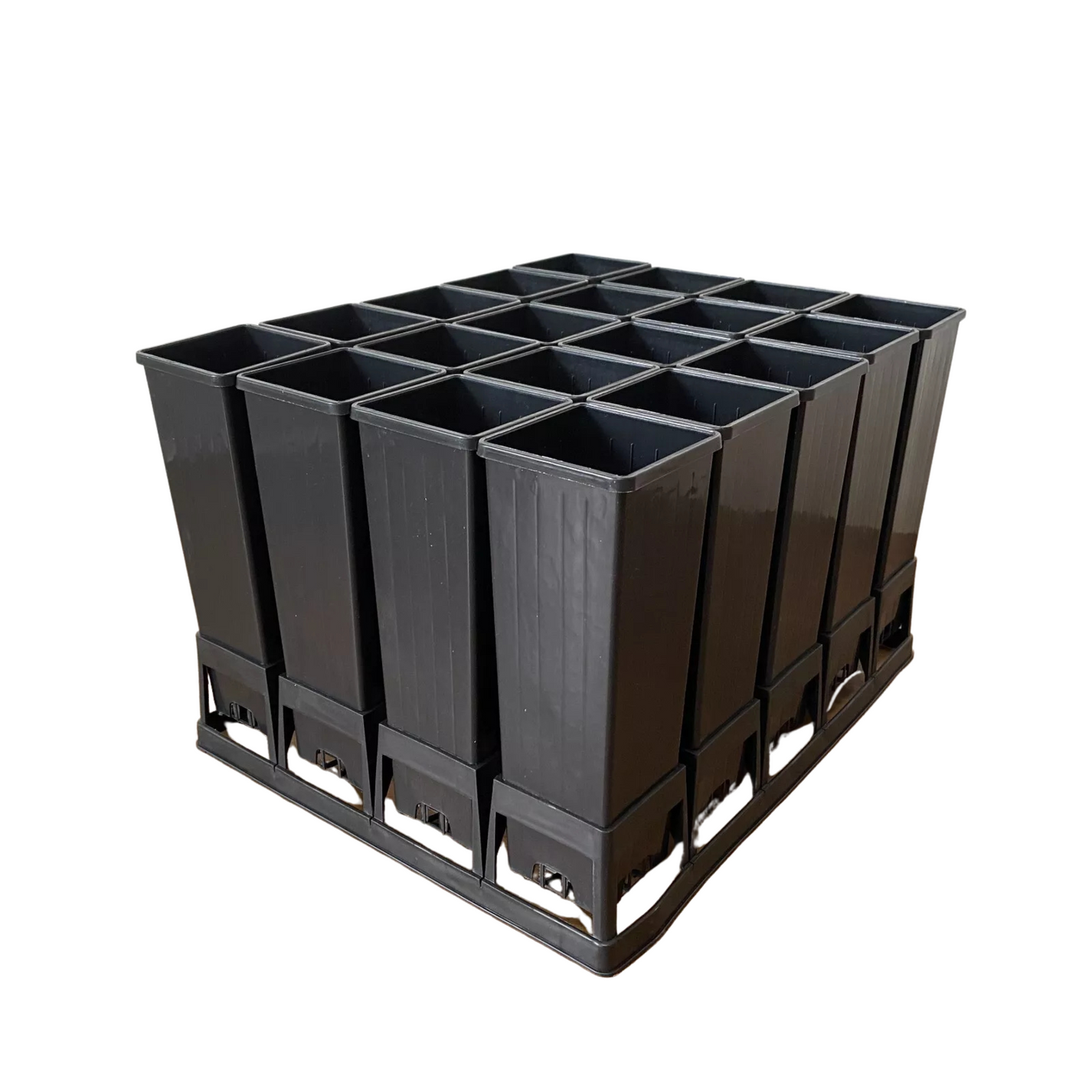 20-Cell Tube Tray with 70mm Square Vine Tube Pots – Harwood's Garden ...