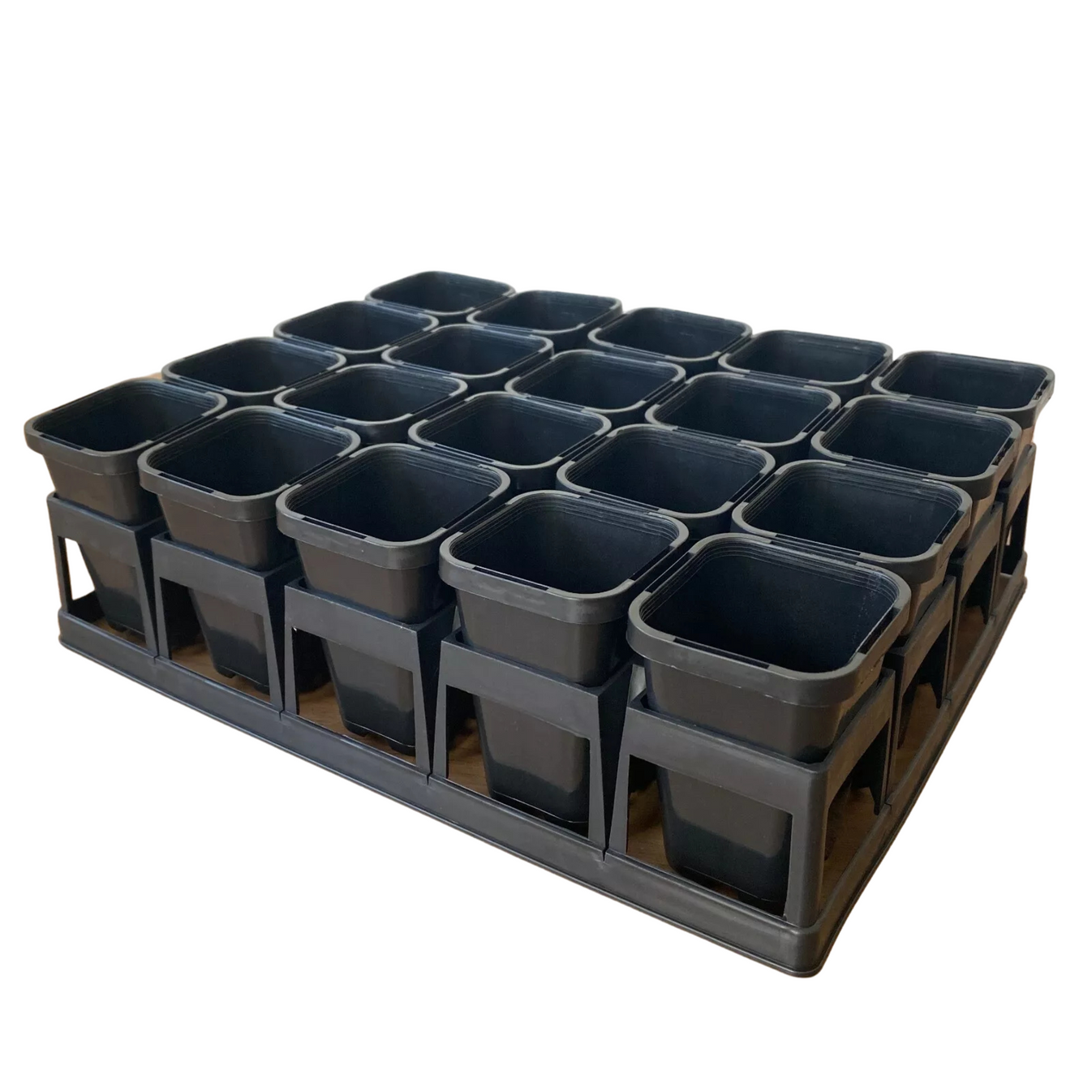20-Cell Air Pruning Tray with 68mm Plastic Plant Tube Pots – Harwood's ...